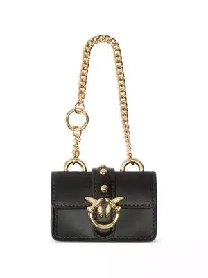 Pinko Love Birds Leather Bag Charm