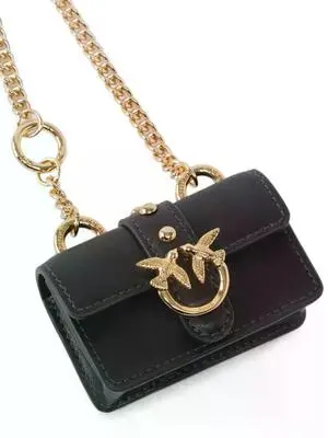 Pinko Love Birds Leather Bag Charm