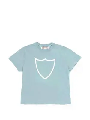 HTC LOS ANGELES Slim-fit Logo-print T-shirt - Blue