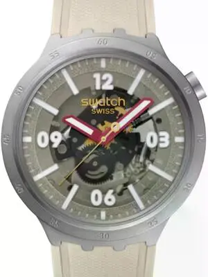SWATCH Confident Moment 47mm Watch - Grey