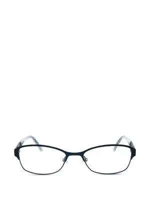 LIZ CLAIBORNE Oval Frame Eyeglasses - Blue
