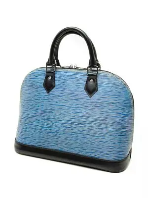 LOUIS VUITTON Epi Denim Alma Pm Handbag - Blue