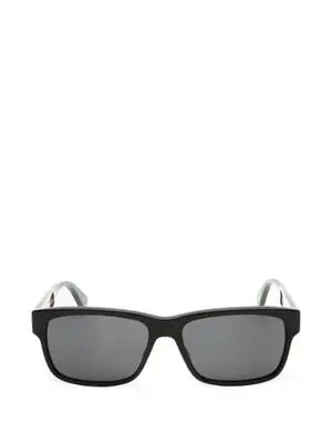 Gucci Rectangle-frame Sunglasses - Black