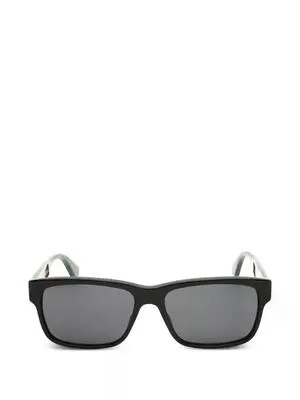 Gucci Rectangle-frame Sunglasses - Black