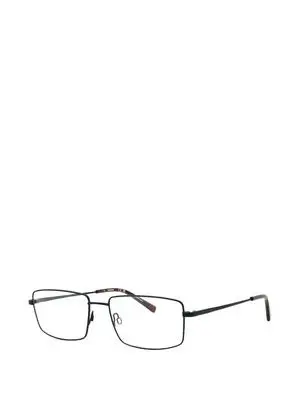 FLEXON Rectangular Titanium Eyeglasses - Black