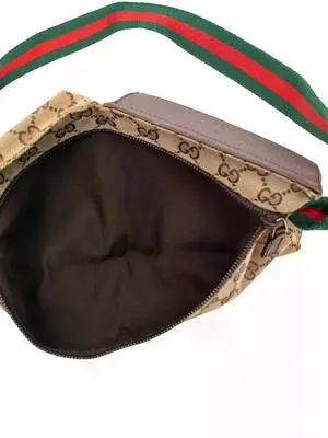 Gucci 2000-2015 Gg Canvas Web Double Pocket Belt Bag