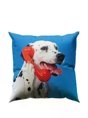 SELETTI Dog Call Center Cushion - Blue