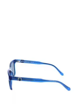 FERRAGAMO Gancini Rectangle-frame Sunglasses