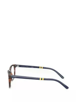 Polo Ralph Lauren Striped Browline Glasses