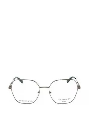 Gant Geometric Frame Eyeglasses - Silver