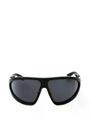 Roberto Cavalli Oversized Geometric Frame Sunglasses - Black