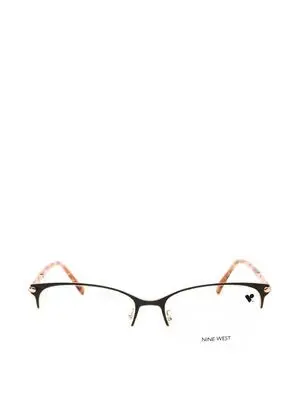 Nine West Rectangle Frame Eyeglasses - Black