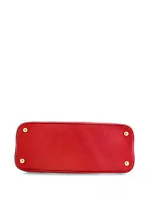 Prada Promenade Bag Saffiano Leather Medium Satchel - Red