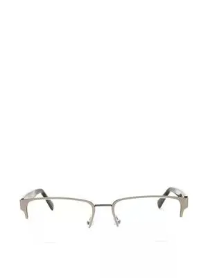 Guess Rectangle Frame Eyeglasses - Silver