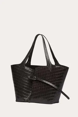 LIFFNER Croc Effect Tote Bag