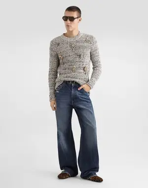 Dolce & Gabbana English Rib Knit Pullover Sweaters And Cardigans