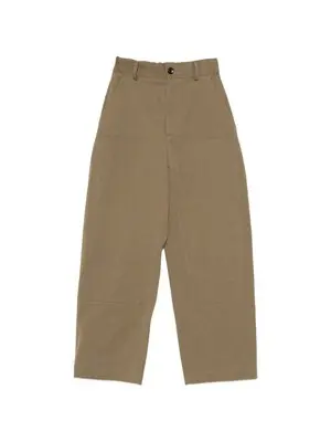 NICHOLSON & NICHOLSON Cotton Trousers - Green