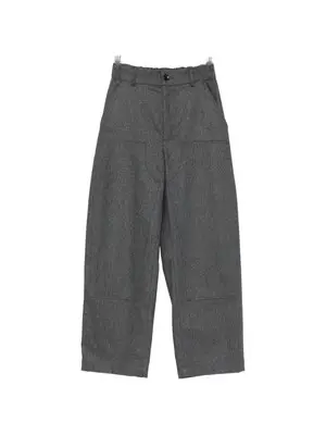 NICHOLSON & NICHOLSON Wool Trousers - Grey