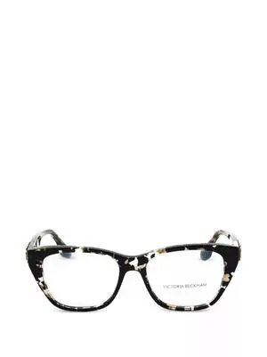 Victoria Beckham Tortoiseshell Effect Cat Eye Frame Glasses
