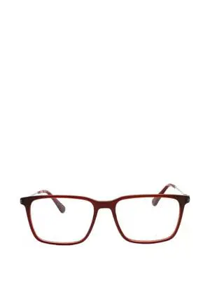 POLICE Rectangle-frame Glasses - Red