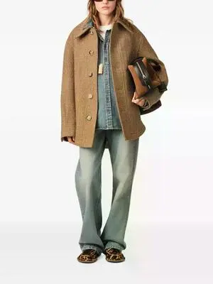 AMI Paris Wool Button-down Jacket