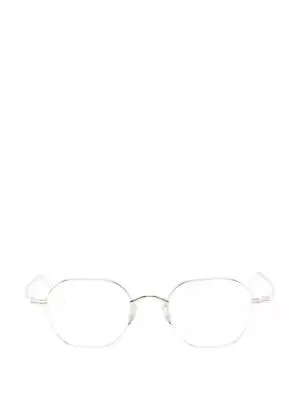 KAME MANNEN Geometric Frame Eyeglasses - Silver