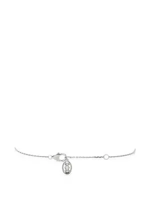 Cartier D'amour 18k White Gold And Diamond Xs Bracelet - Silver