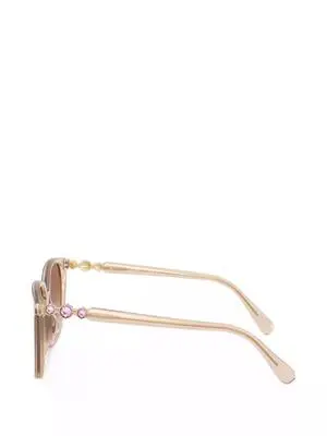 SWAROVSKI Square-frame Crystal-embellishmed Sunglasses