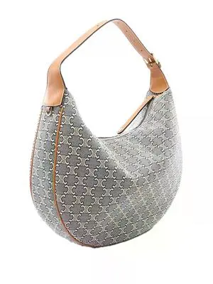 Celine 2000-2026 Large Canvas Triomphe Lulu Shoulder Bag