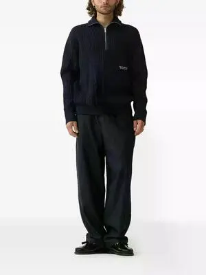 NEW AMSTERDAM SURF ASSOCIATION Ribbed Knit Quarter-zip Sweater