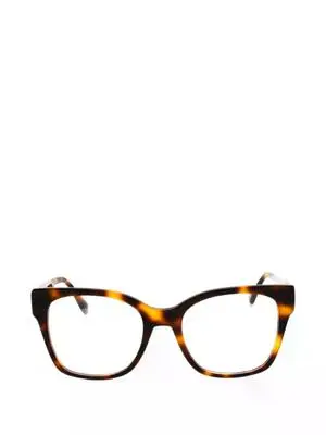 Tommy Hilfiger Tortoiseshell-effect Rectangle Frame Eyeglasses - Brown