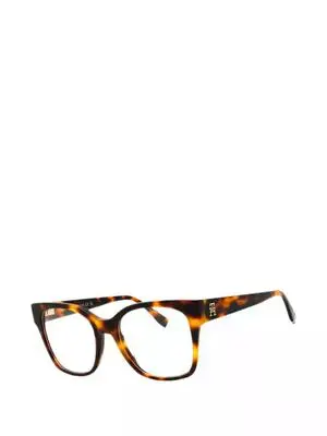 Tommy Hilfiger Tortoiseshell-effect Rectangle Frame Eyeglasses