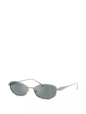 SWAROVSKI Metal Oval-frame Sunglasses