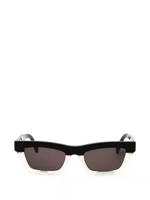 Palm Angels Melrose Rectangle-frame Sunglasses - Black