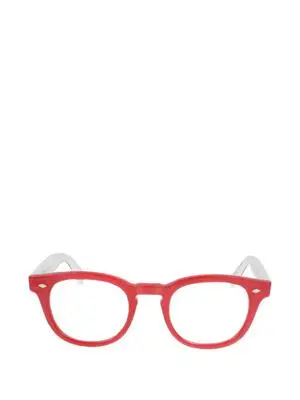 KADOR Jolly Cal Round Frame Eyeglasses - Red