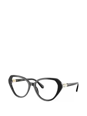 SWAROVSKI Crystal-embellished Cat-eye Glasses - Black