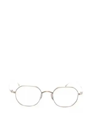 KAME MANNEN Geometric Frame Eyeglasses - Neutrals
