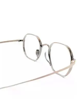 KAME MANNEN Geometric Frame Eyeglasses