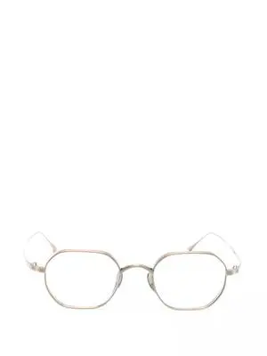 KAME MANNEN Geometric Frame Eyeglasses - Neutrals