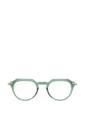 Dita Geometric Frame Glasses - Silver