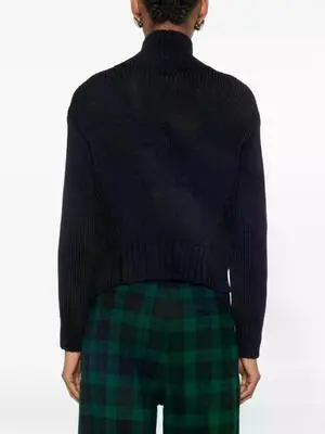 FORTE_FORTE Ribbed High-neck Sweater