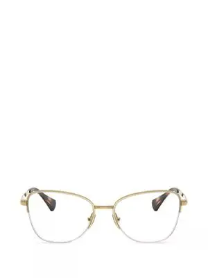RALPH EYEWEAR Cat-eye-frame Glasses - Gold