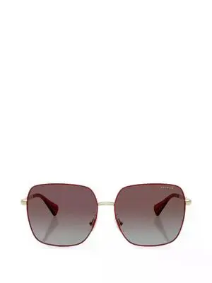 POLO RALPH LAUREN EYEWEAR Square Frame Sunglasses - Red