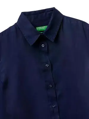 BENETTON Button-down Long-sleeve Shirt