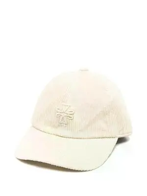 Jacob Cohen Logo-embroidered Corduroy Baseball Cap - Neutrals