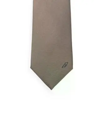Brioni Logo-embroidered Silk Tie
