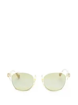 Maui Jim Hiehie Round Frame Sunglasses - Yellow