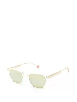 Maui Jim Hiehie Round Frame Sunglasses - Yellow