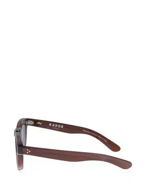 Kàdor Kosmo/n Round-frame Sunglasses With Silver-tone Detailing