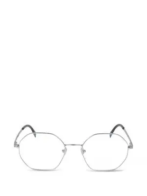 Kàdor Milady-v Geometric Frame Eyeglasses - Silver